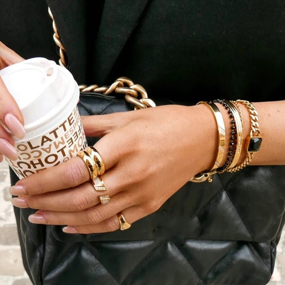 Fusion Stack Gold Ring | Ringified Jewelry