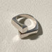 Hunky Block Silver Ring – Ringified Jewelry